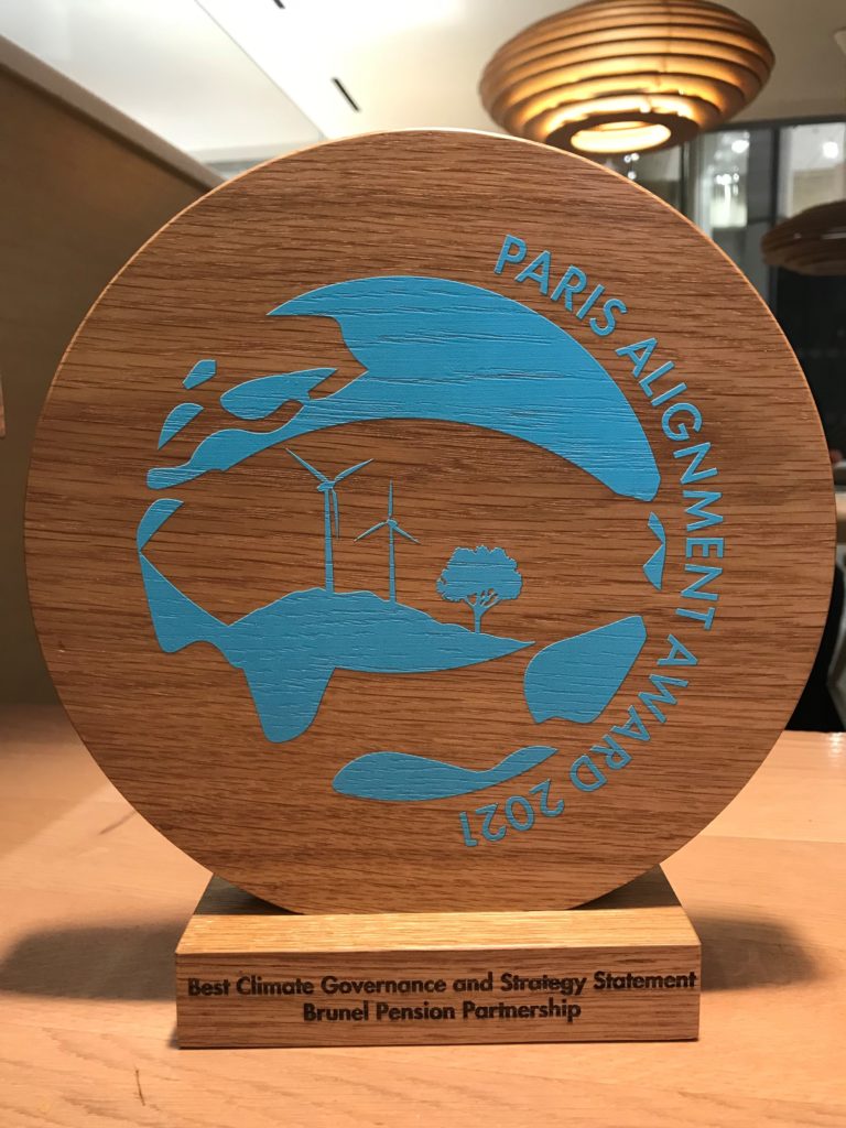Brunel wins Pensions for Purpose Paris Alignment Award - Brunel Pension ...